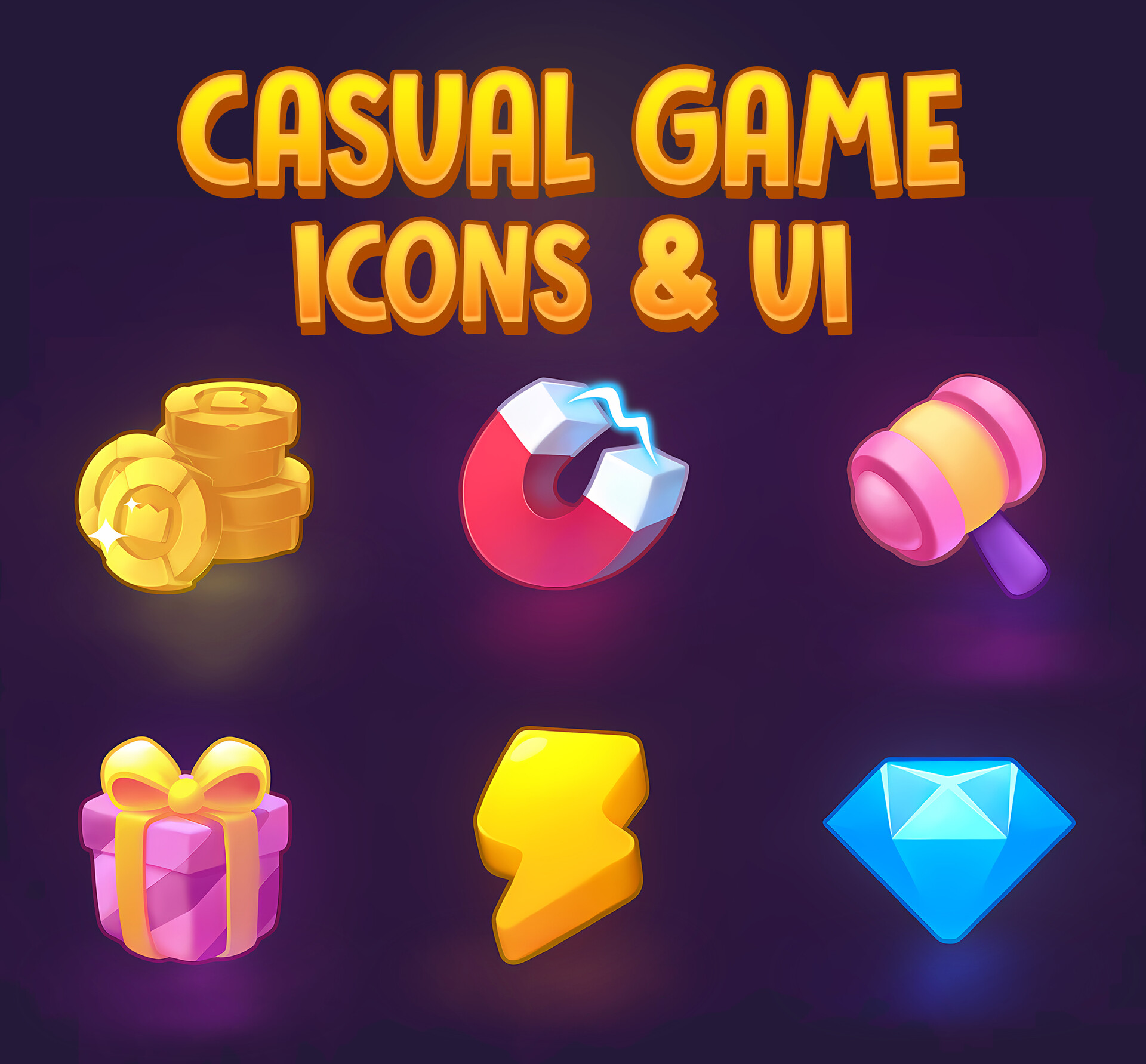 ArtStation - Casual game icons