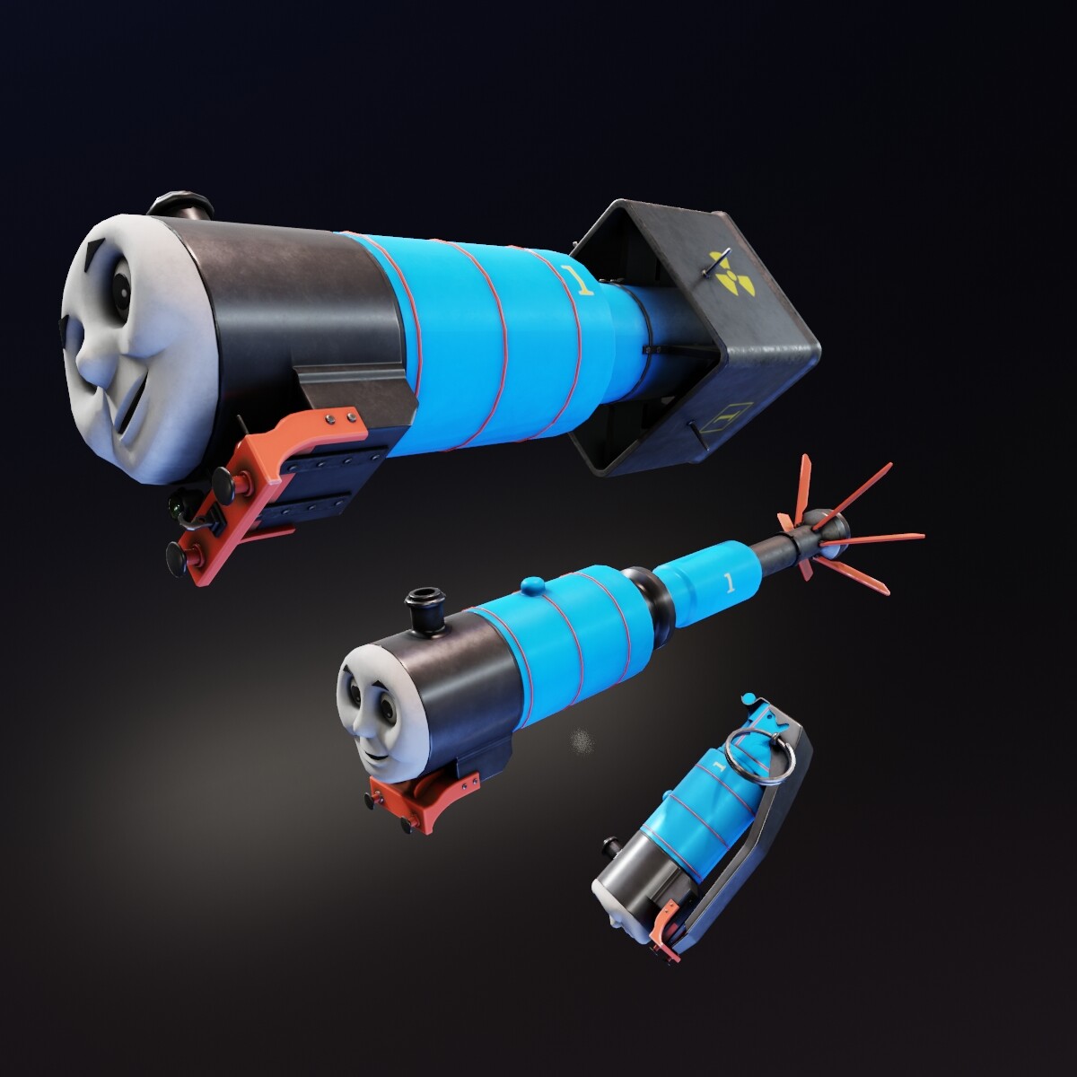 ArtStation - Thomas the Trinity of Explosions