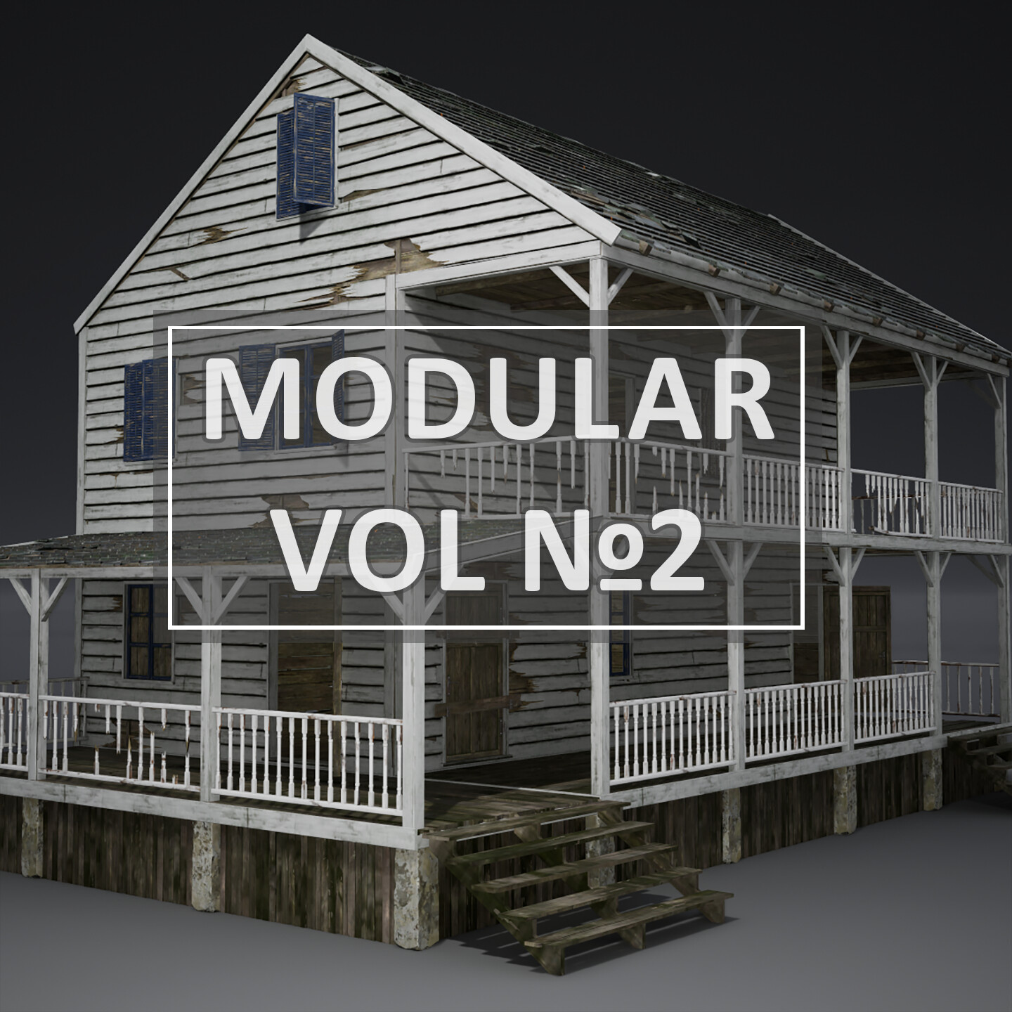 ArtStation - Modular Vol №2 Wooden Houses