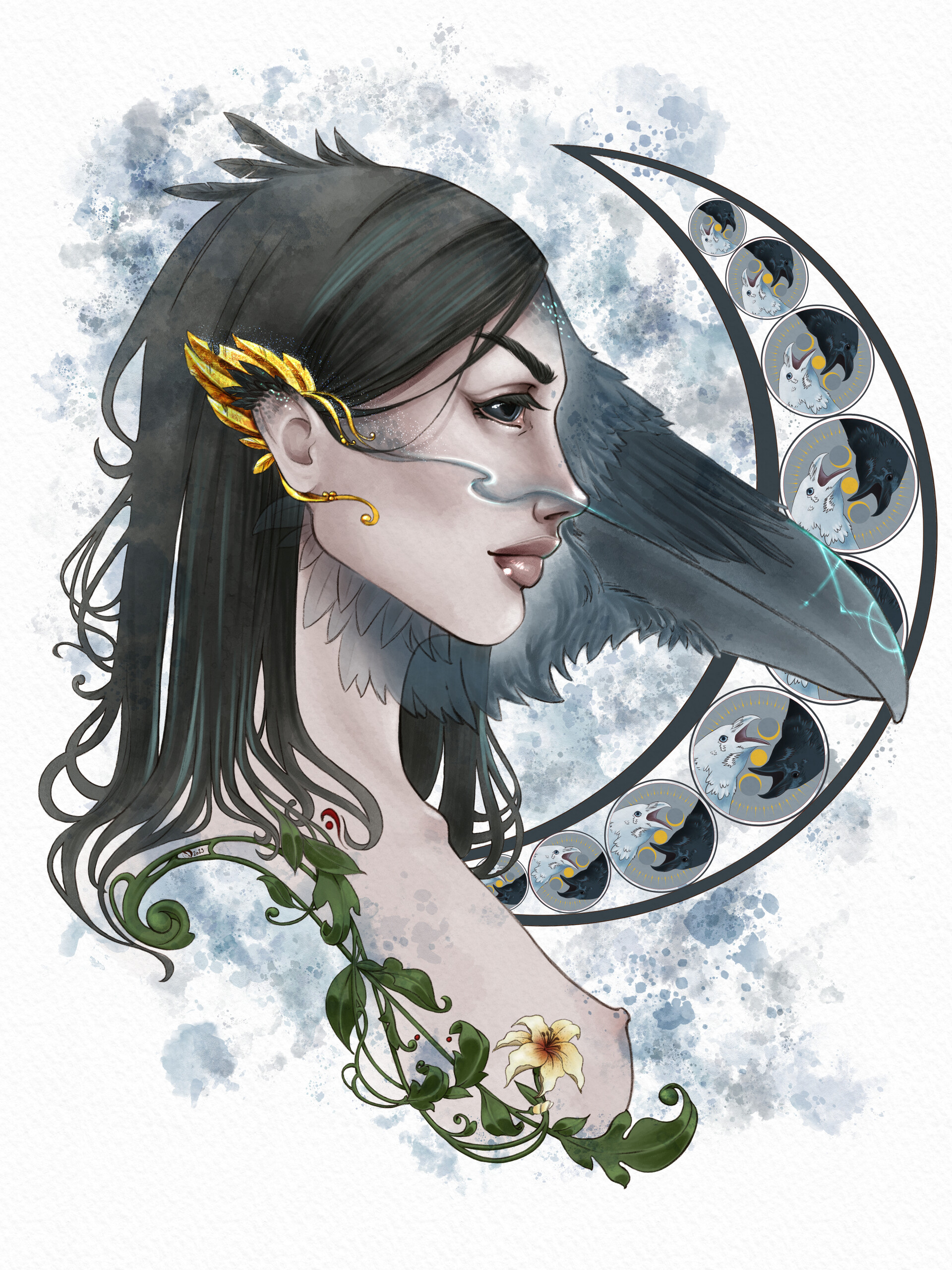 ArtStation - Raven Lady