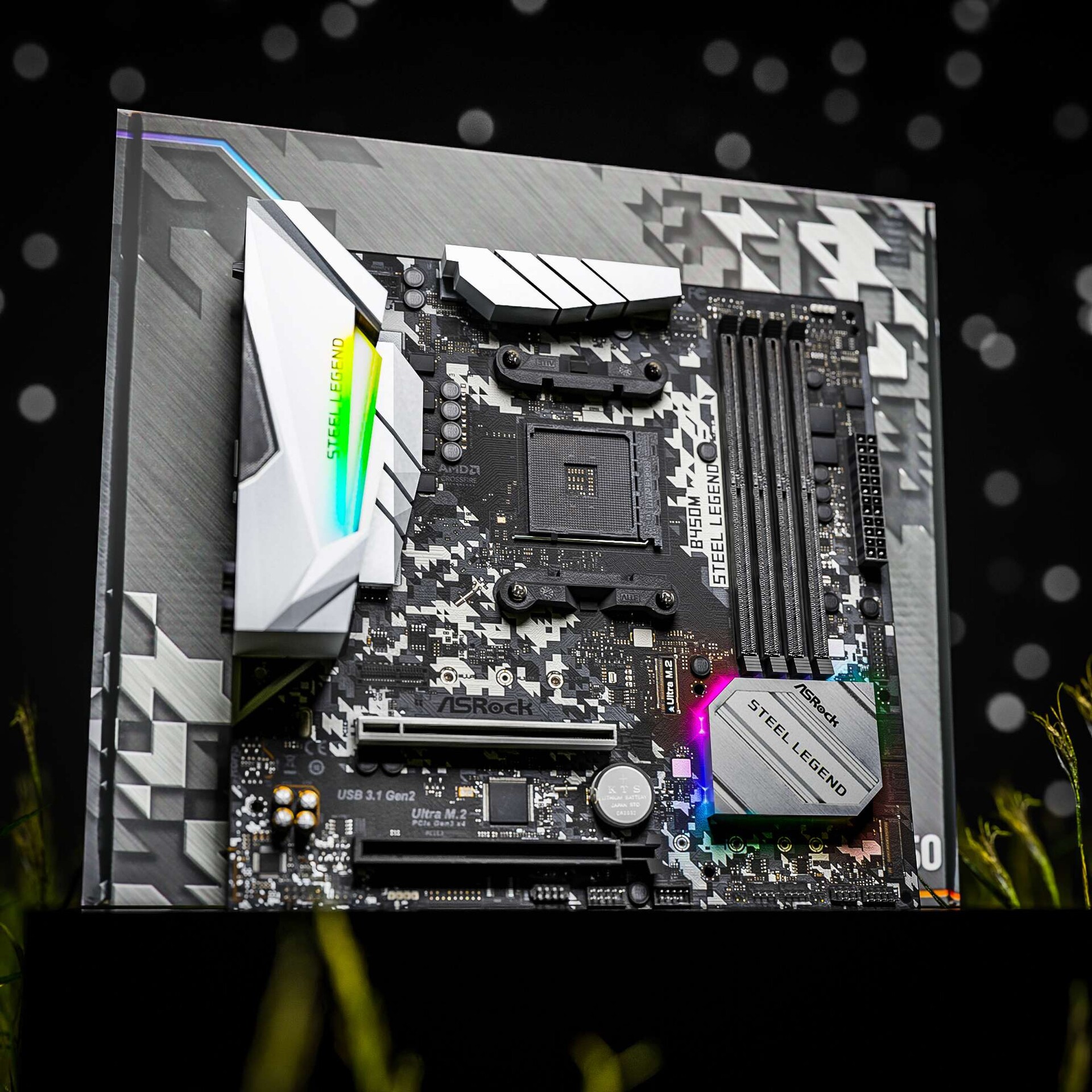 ArtStation - B450M Steel Legend - ASRock | 3D Product