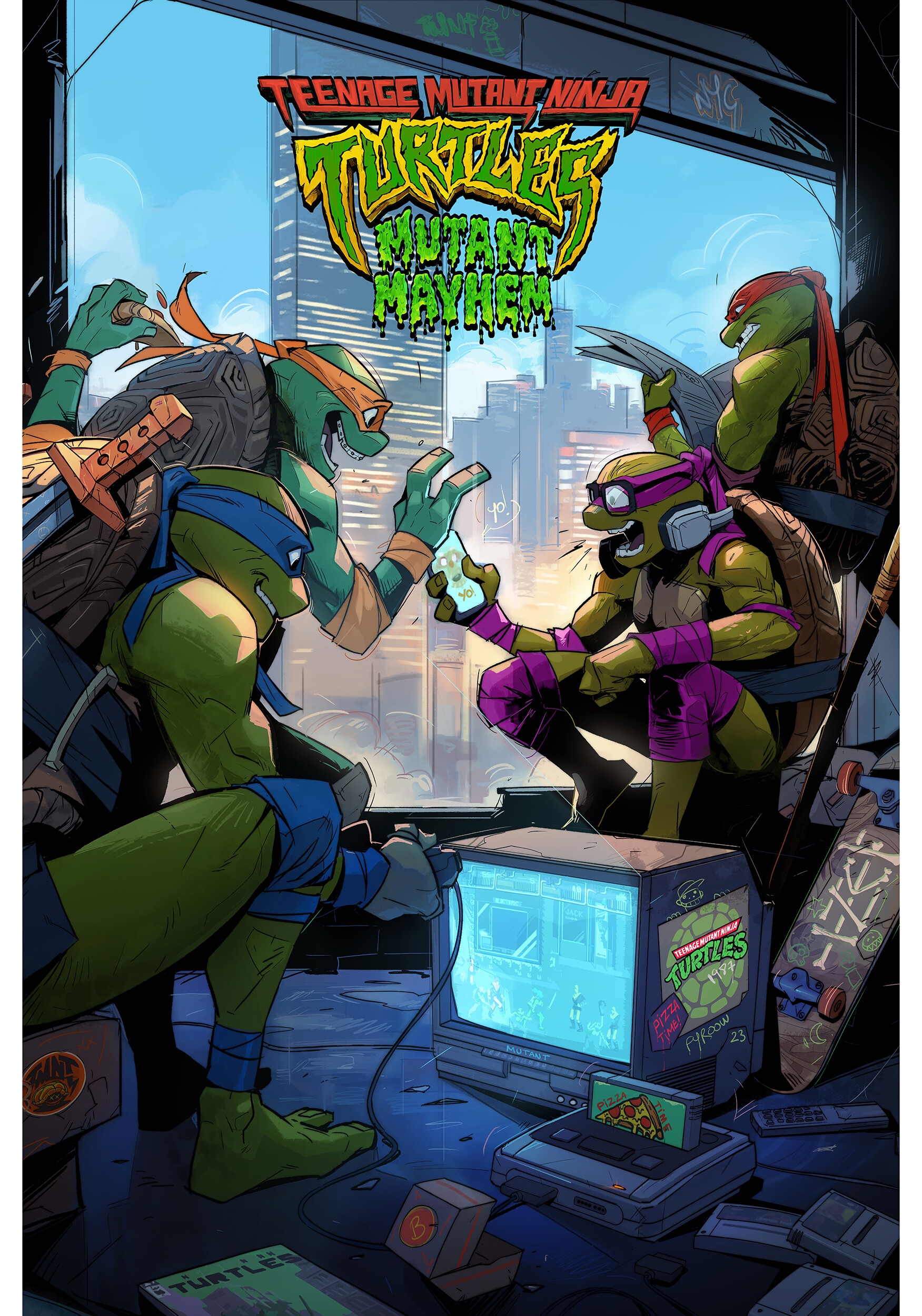 ArtStation - Alternative Poster for TMNT Mutant Mayhem
