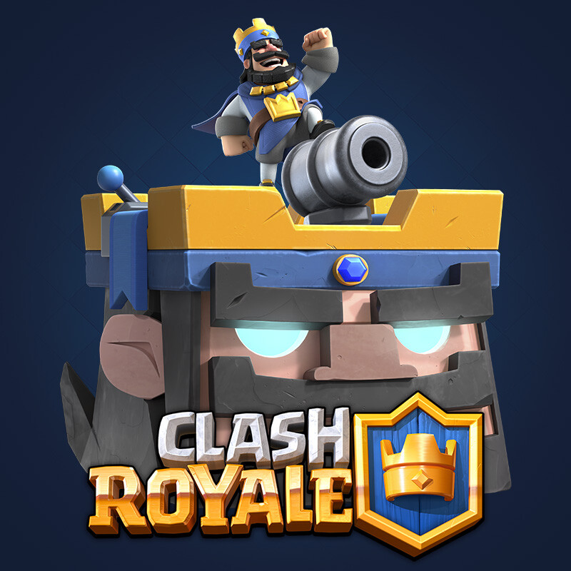 ArtStation - Clash Royale - Clash-A-Rama King's Head Tower Skin