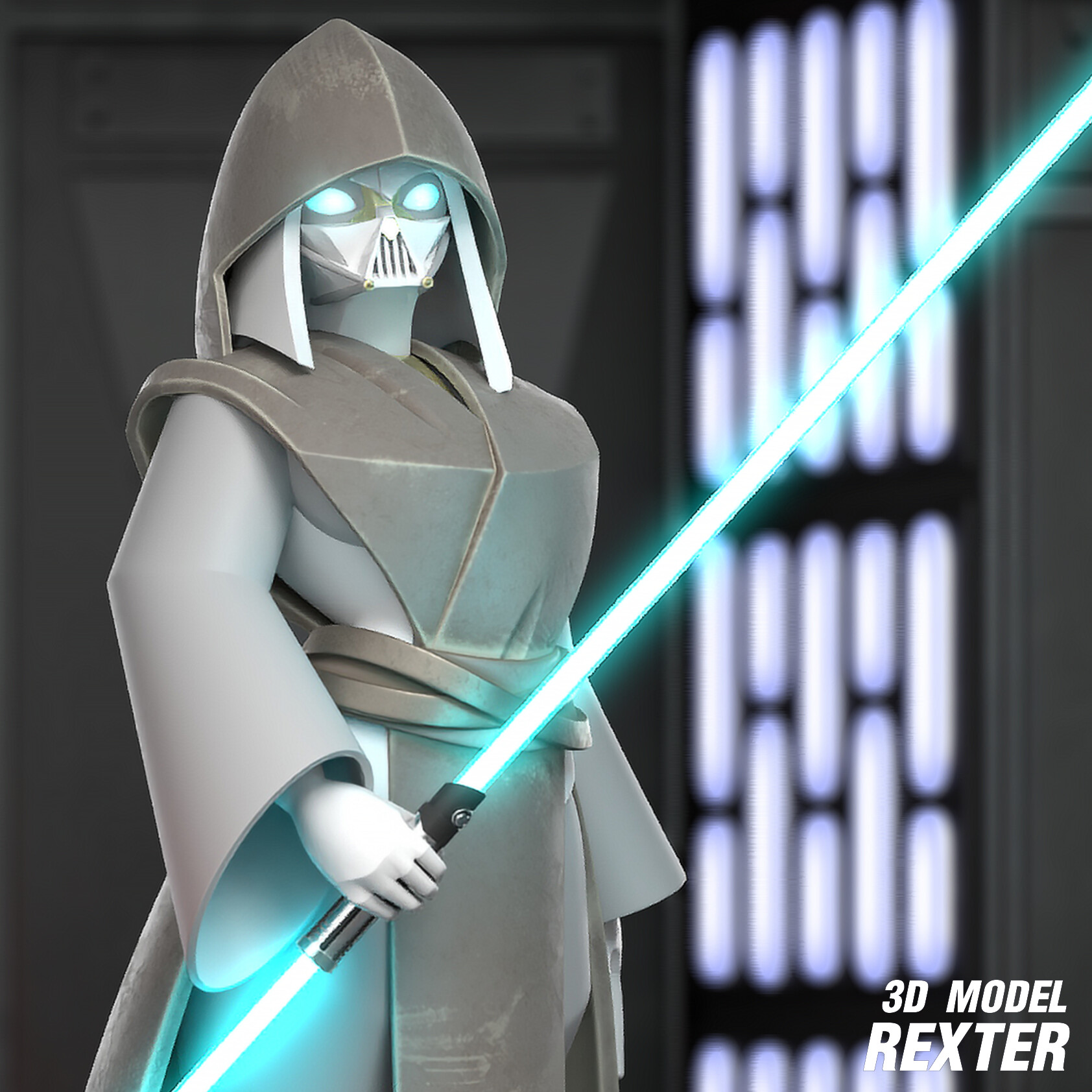 ArtStation - Stylized Darth Jedi : FANART Star Wars