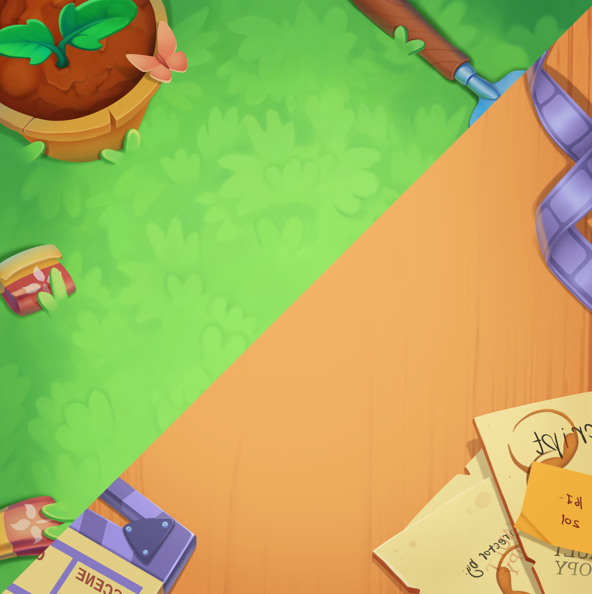 ArtStation - Top-Down Game Background Set (4)