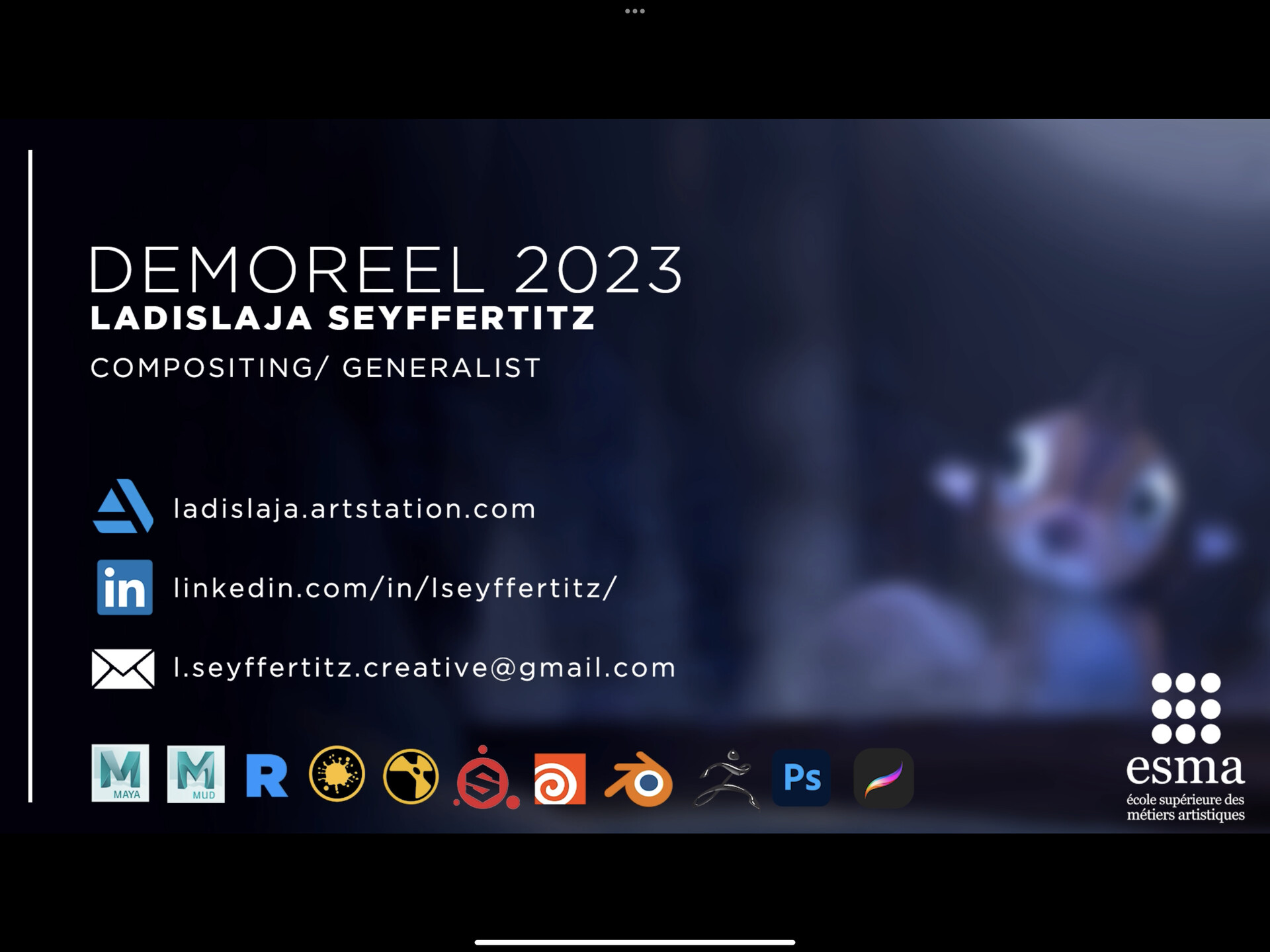 ArtStation - Generalist Demoreel 2023
