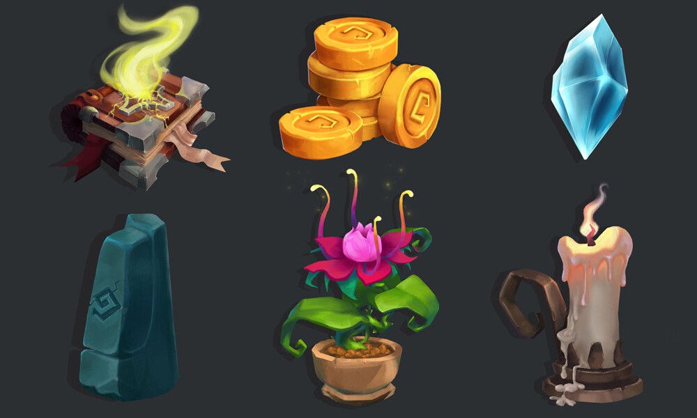 ArtStation - 2D Assets Concept Design - Exercise