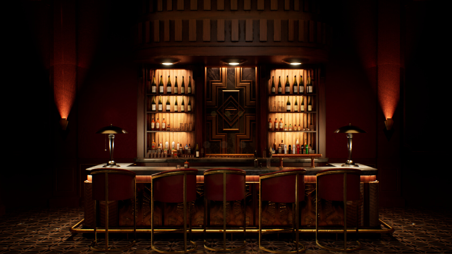 ArtStation - Art Deco Bar