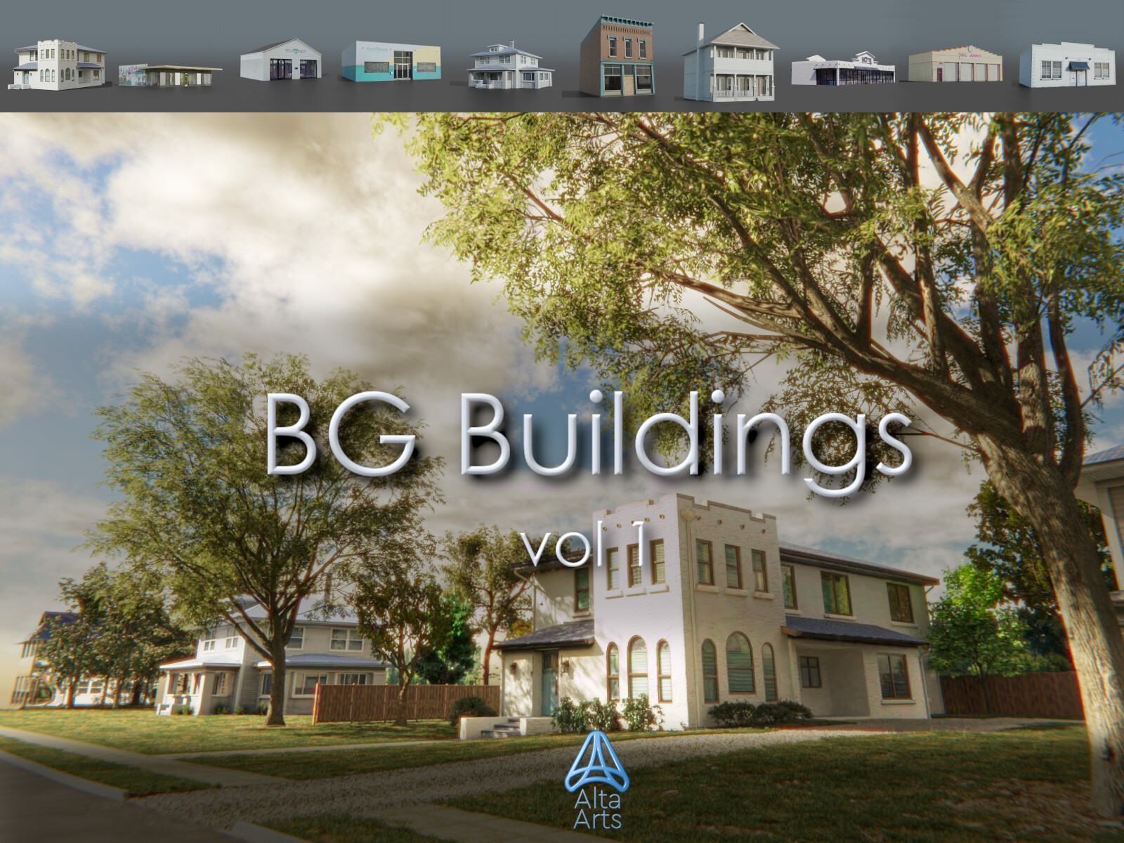 ArtStation - BG Buildings vol 1