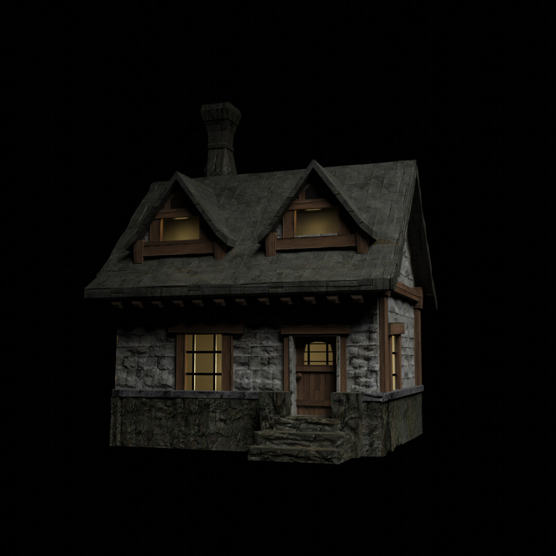 ArtStation - Stone Cottage