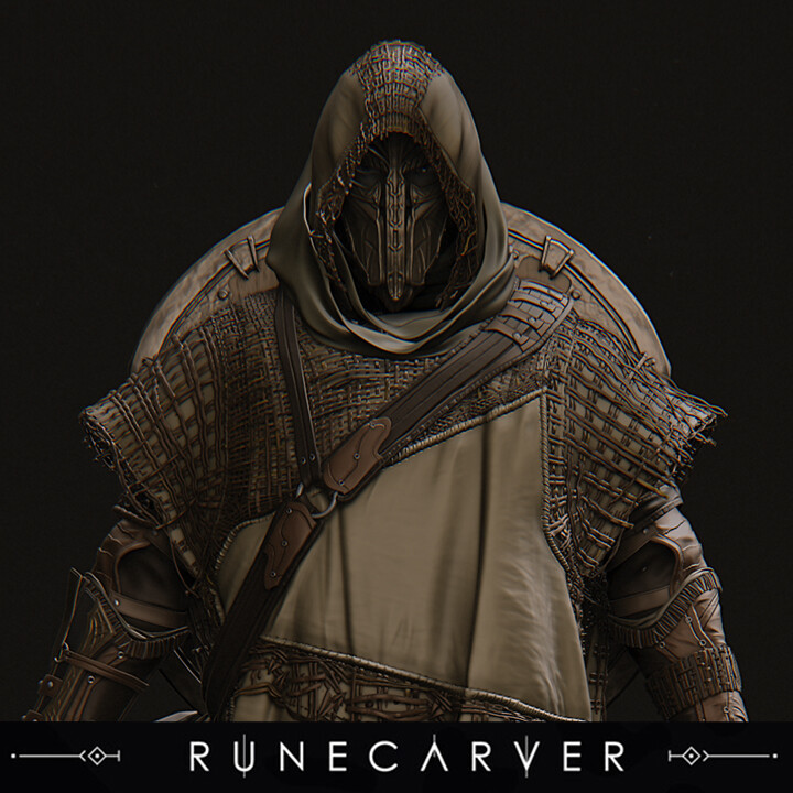 ArtStation - -RUNECARVER- Forest Soldier (3D Concept Art)