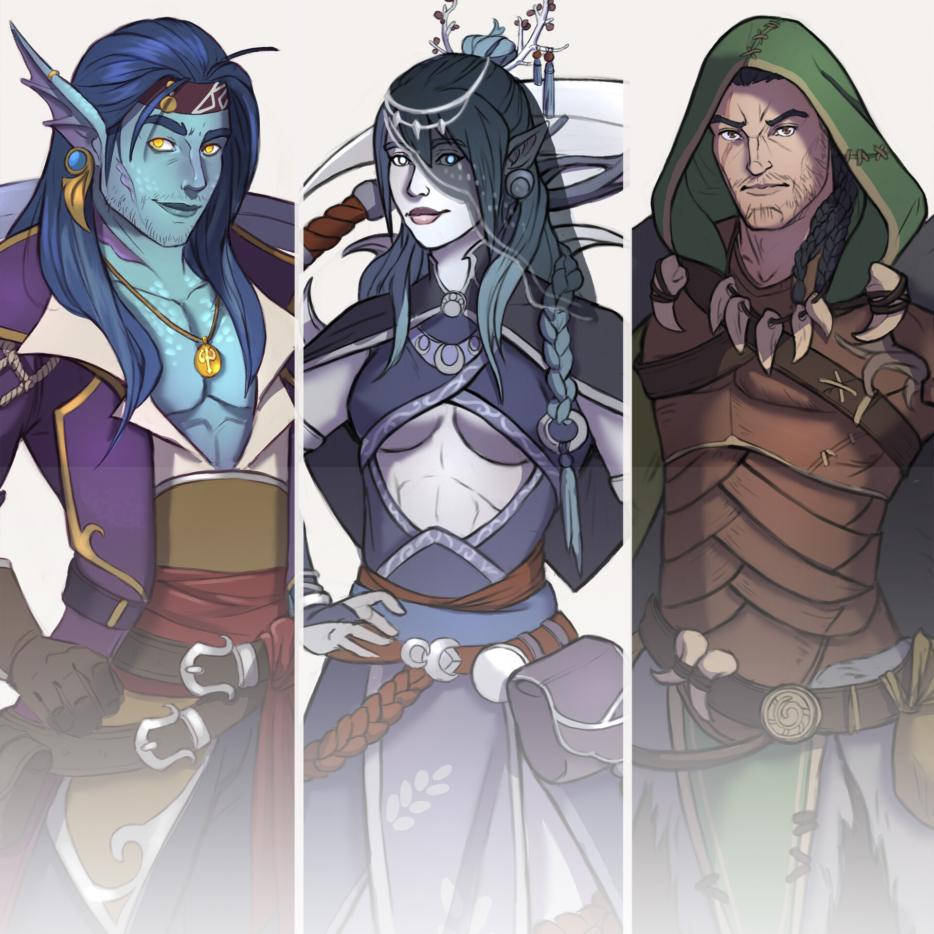 ArtStation - Daily Character Design (18 to 20)