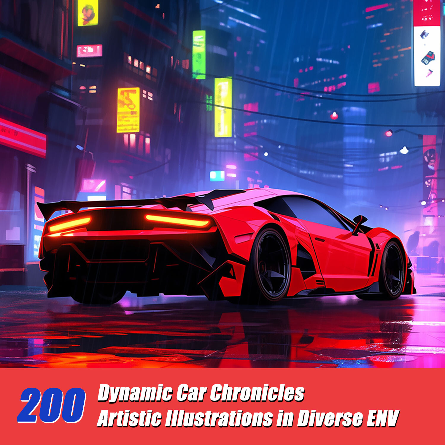 ArtStation - Dynamic Car Chronicles: Artistic Illustrations in Diverse ...