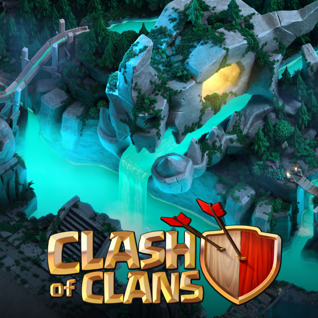 ArtStation - Clash of Clans : Clash-O-Ween 2023 Scenery