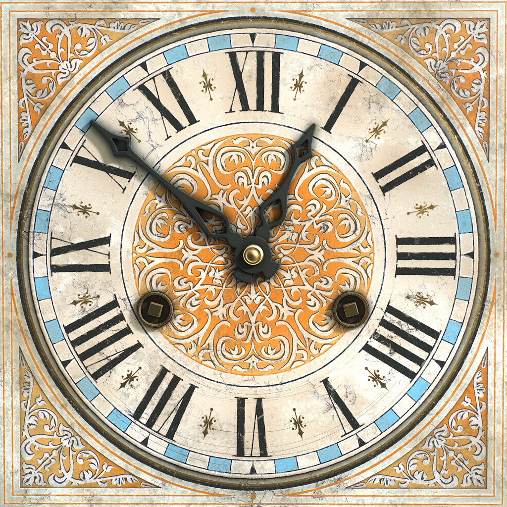 ArtStation - Clock Face