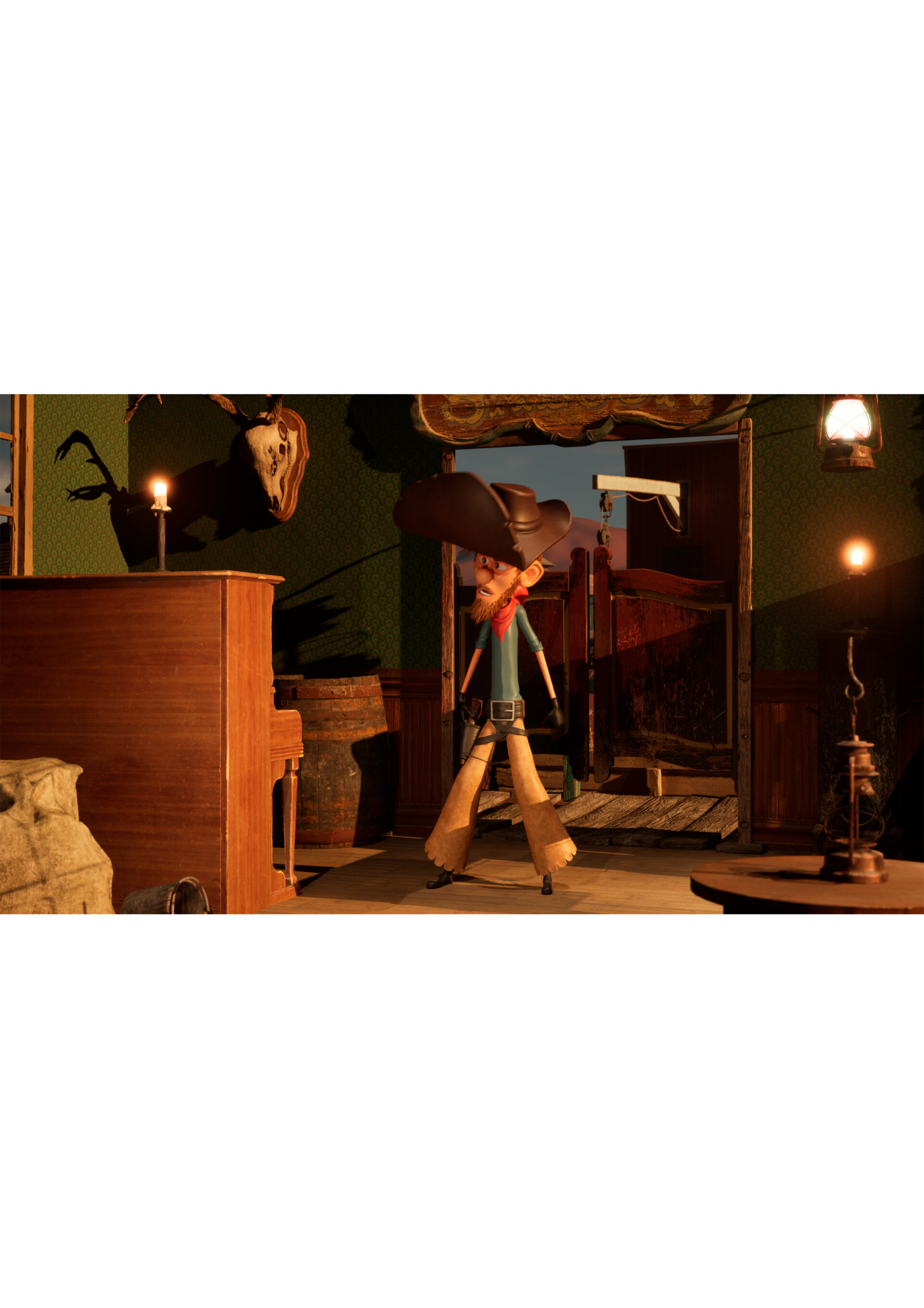 ArtStation - WIP wild west animation