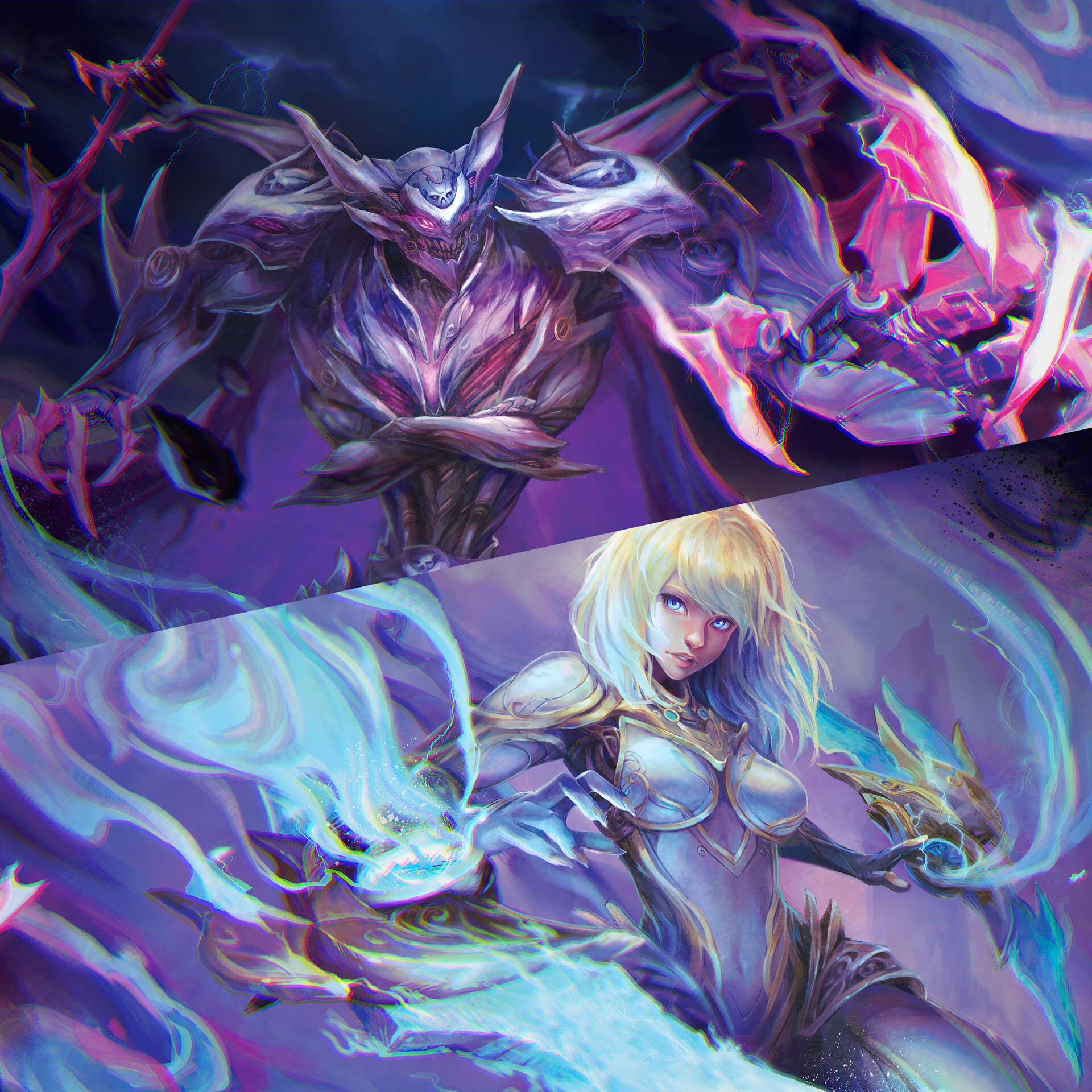 ArtStation - Dark Inheritance ⸱CELESTIAL DUEL⸱ Animation