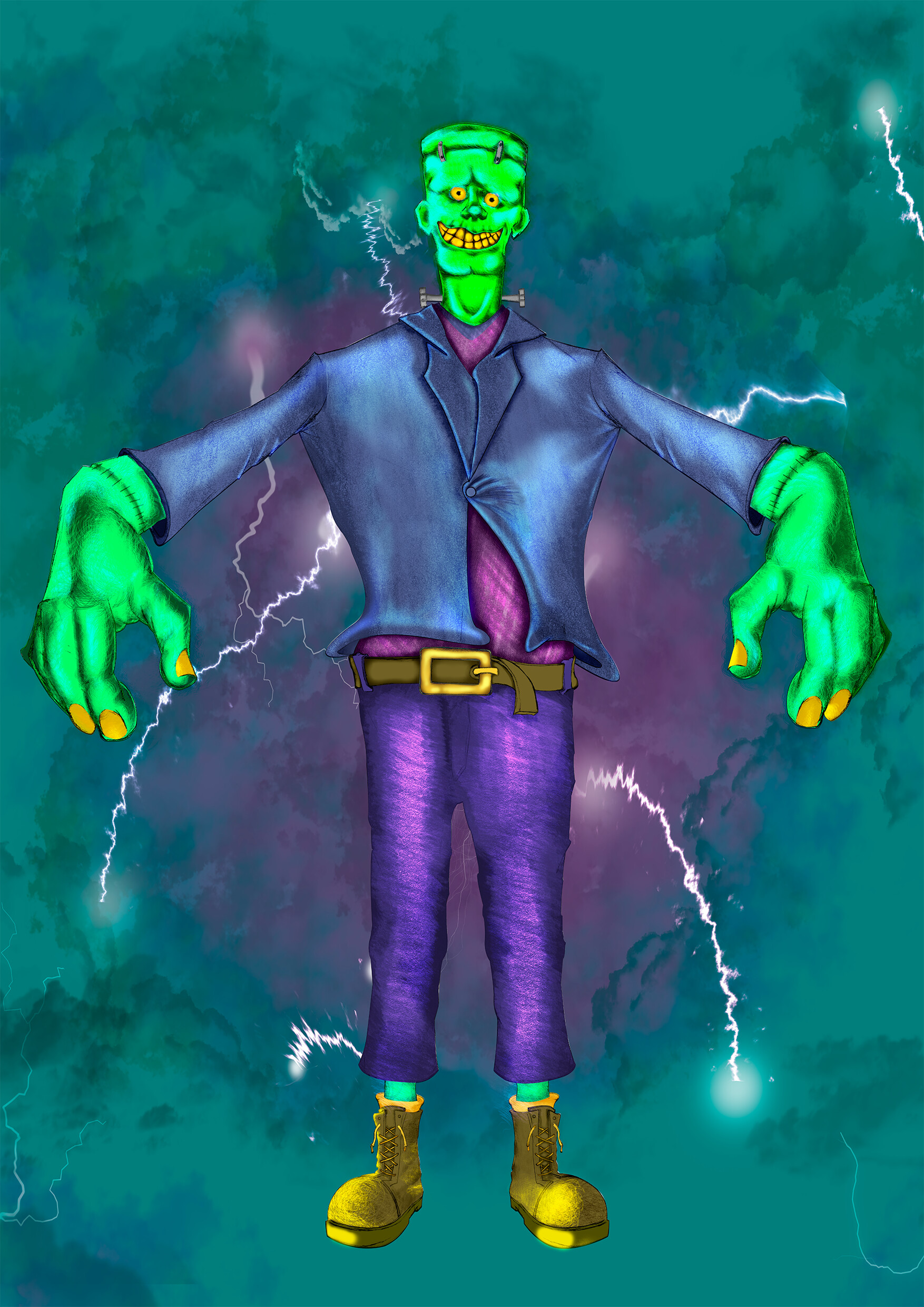 ArtStation - CLASSIC MONSTERS - FRANKENSTEIN