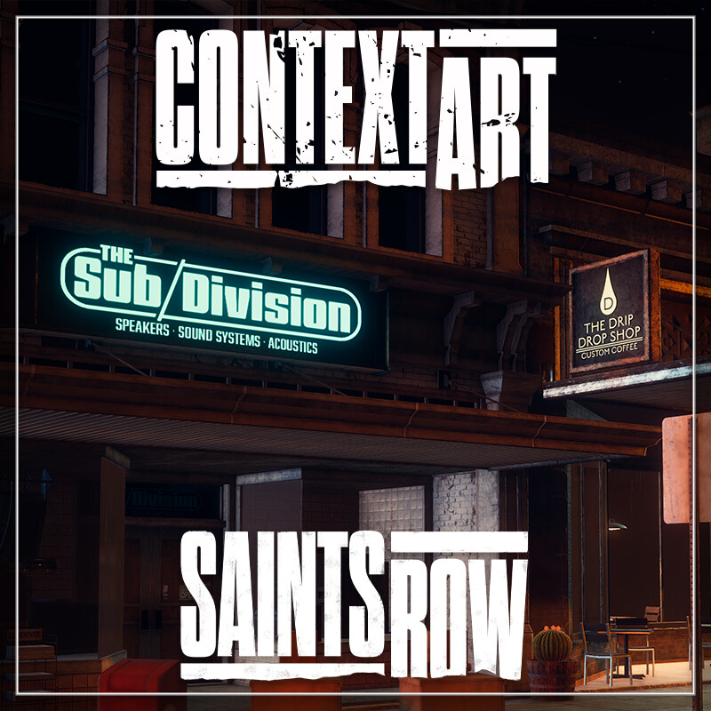 ArtStation - Saints Row (2022) Bronze Level signage logos #2