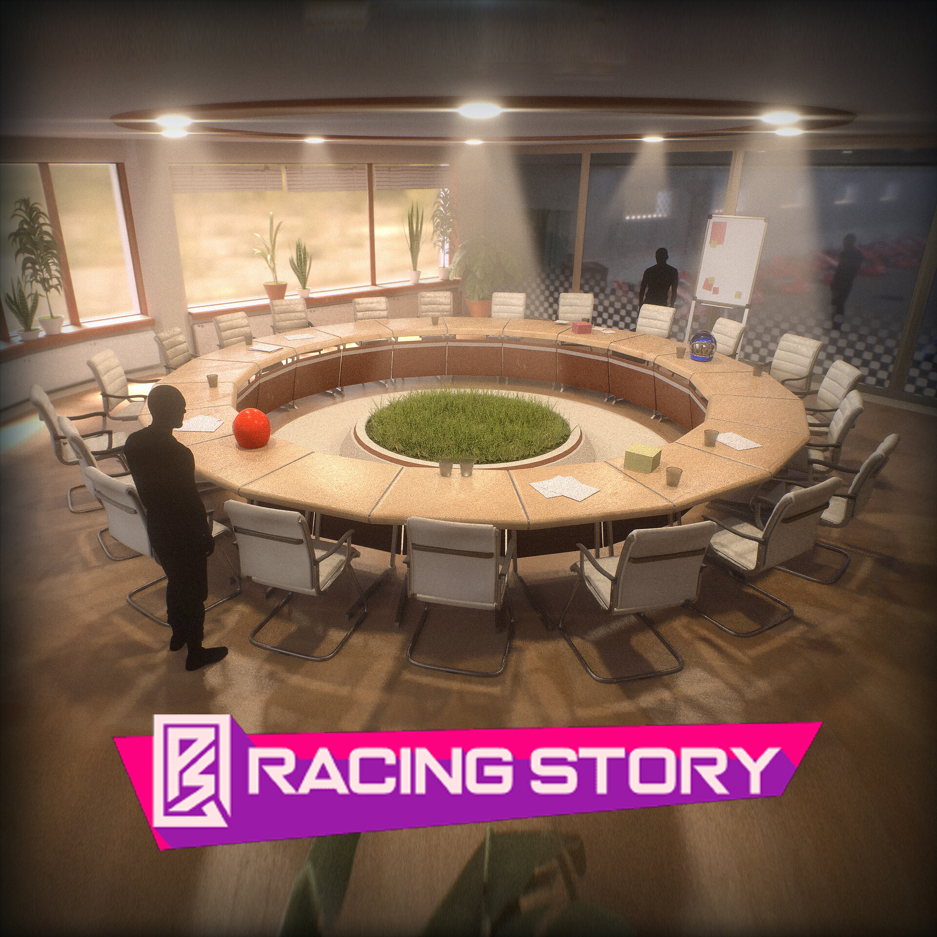 ArtStation - Concept Art - Racing Story: Love and Cars - Racing School