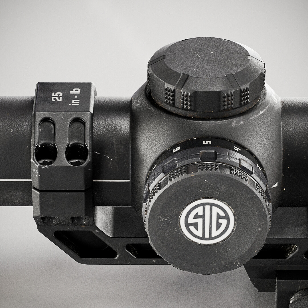 ArtStation - Sig Sauer MSR 6x24mm optic