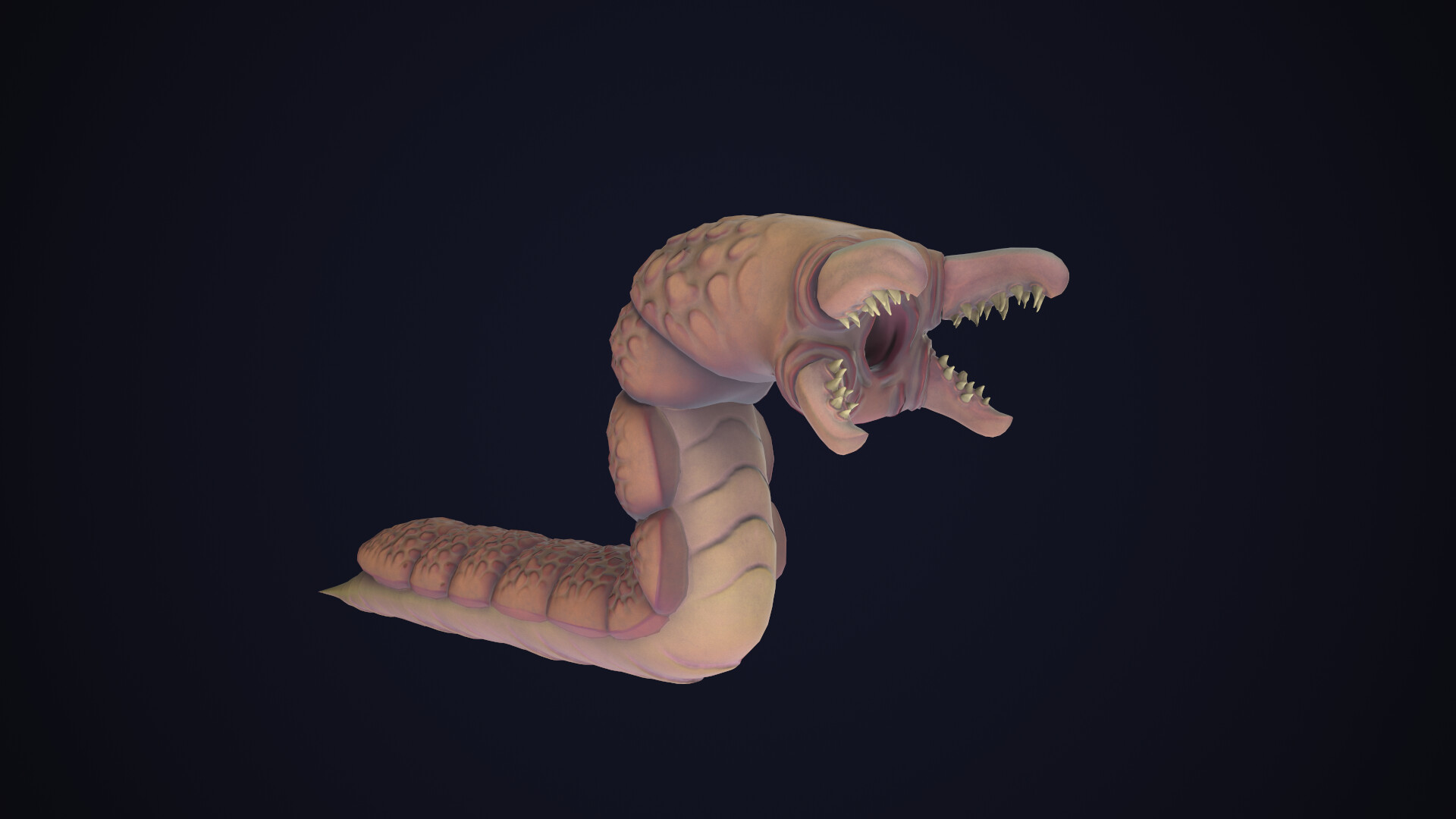ArtStation - Worm Enemy