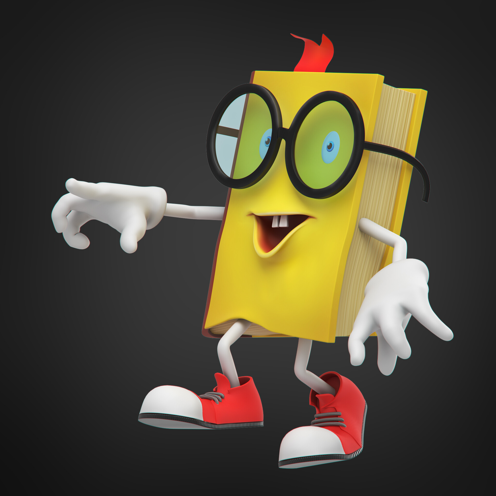 ArtStation - Сharacter modeling. Cartoon Book Character.