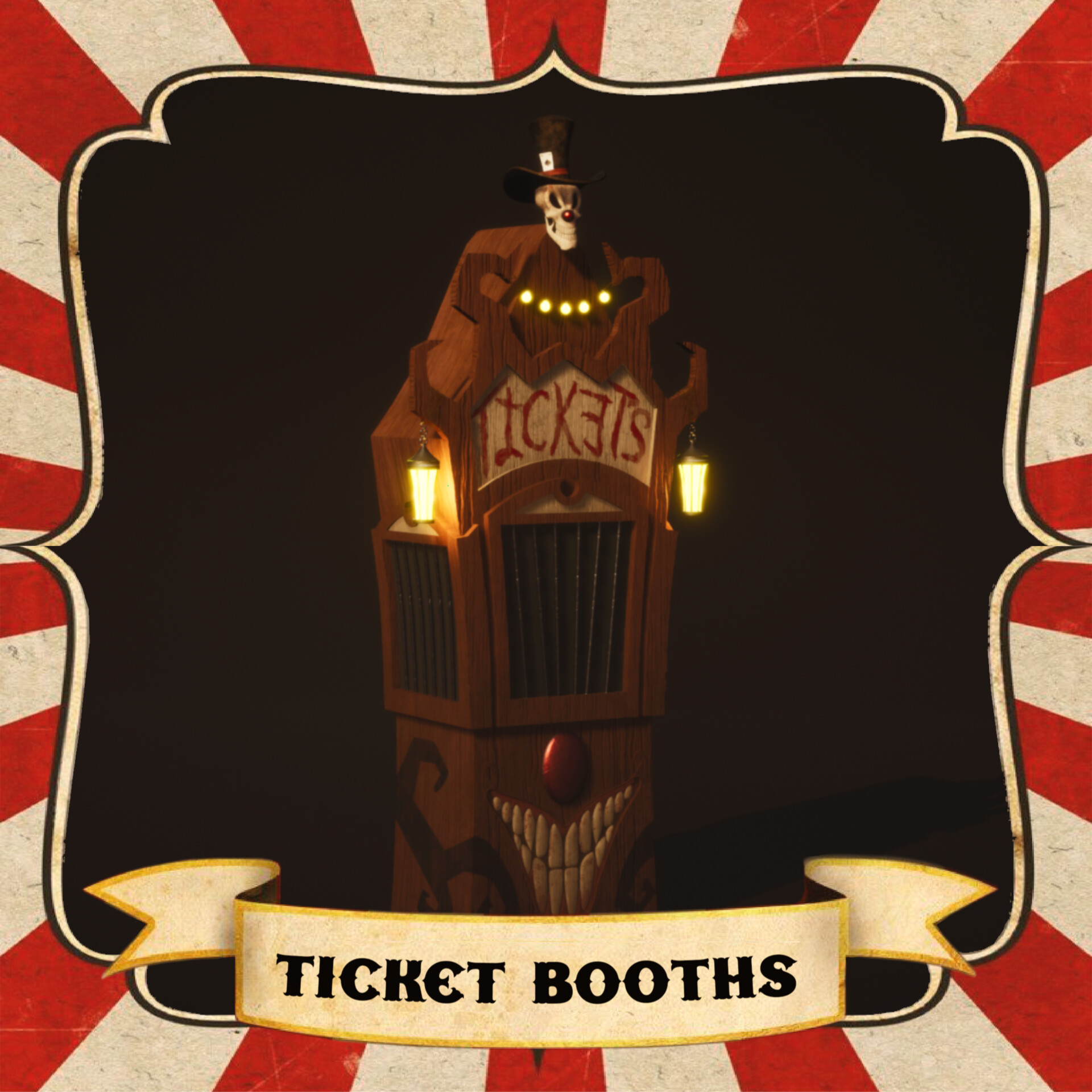 ArtStation - The Freakshow - Ticket Booths