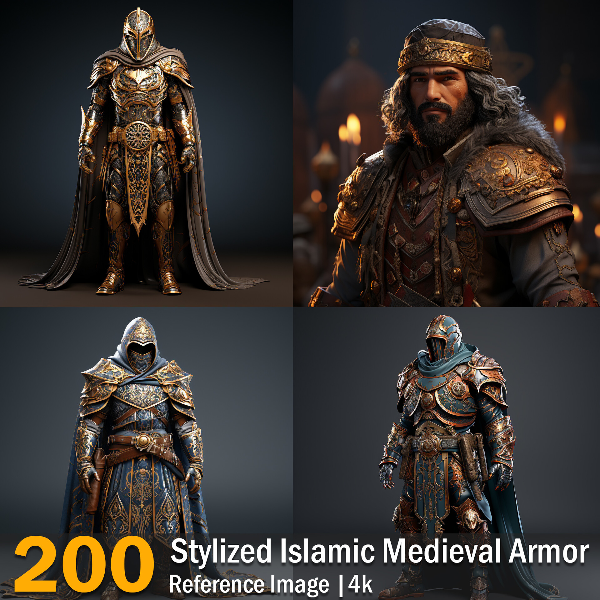 ArtStation - Stylized Islamic Medieval Armor | Reference Images | 4K
