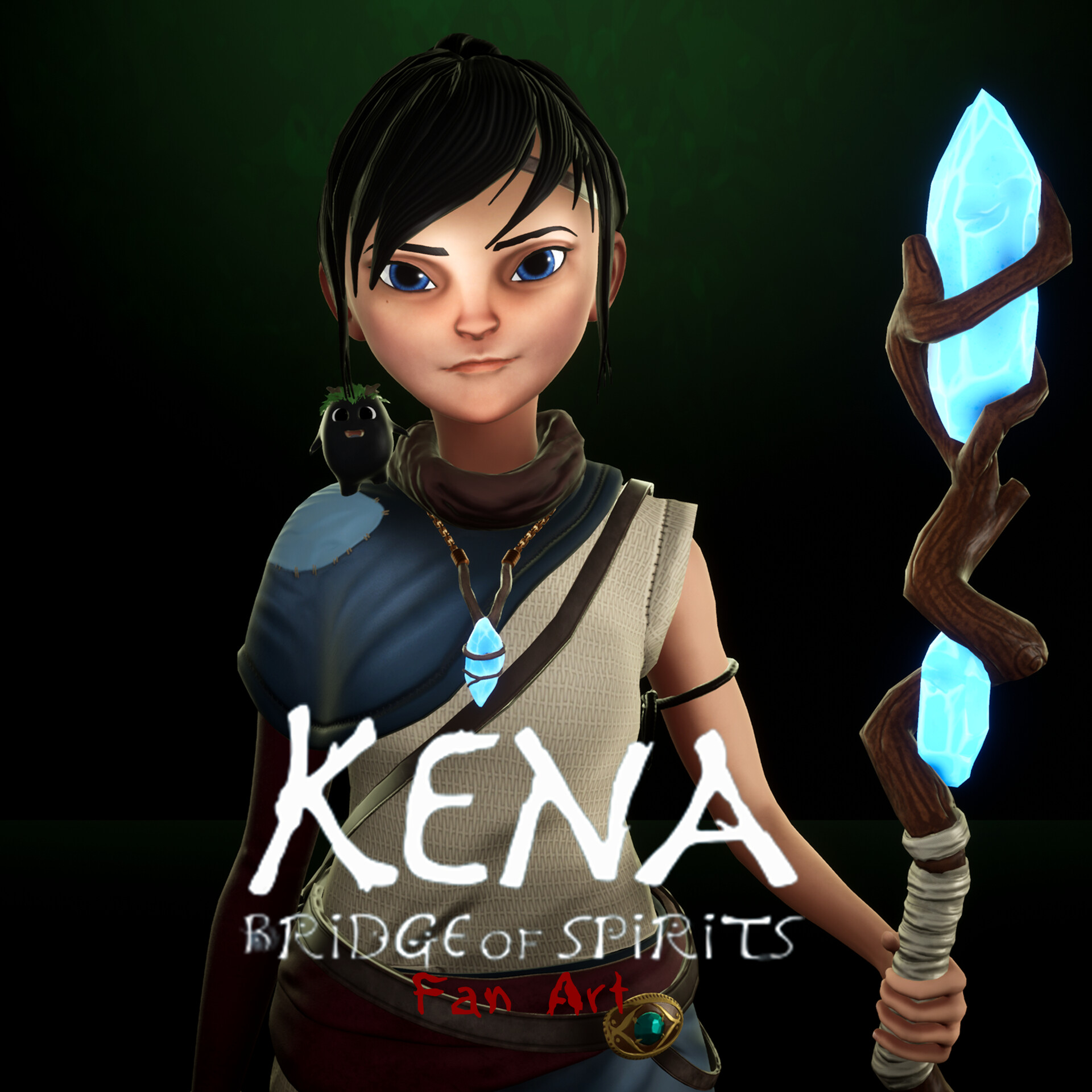 ArtStation - Kena Fan Art