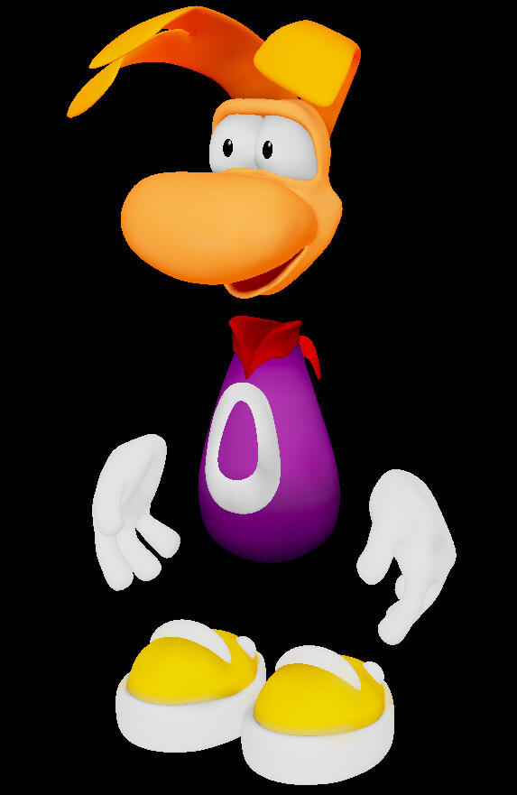 ArtStation - Rayman Cast: Rayman made in Maya