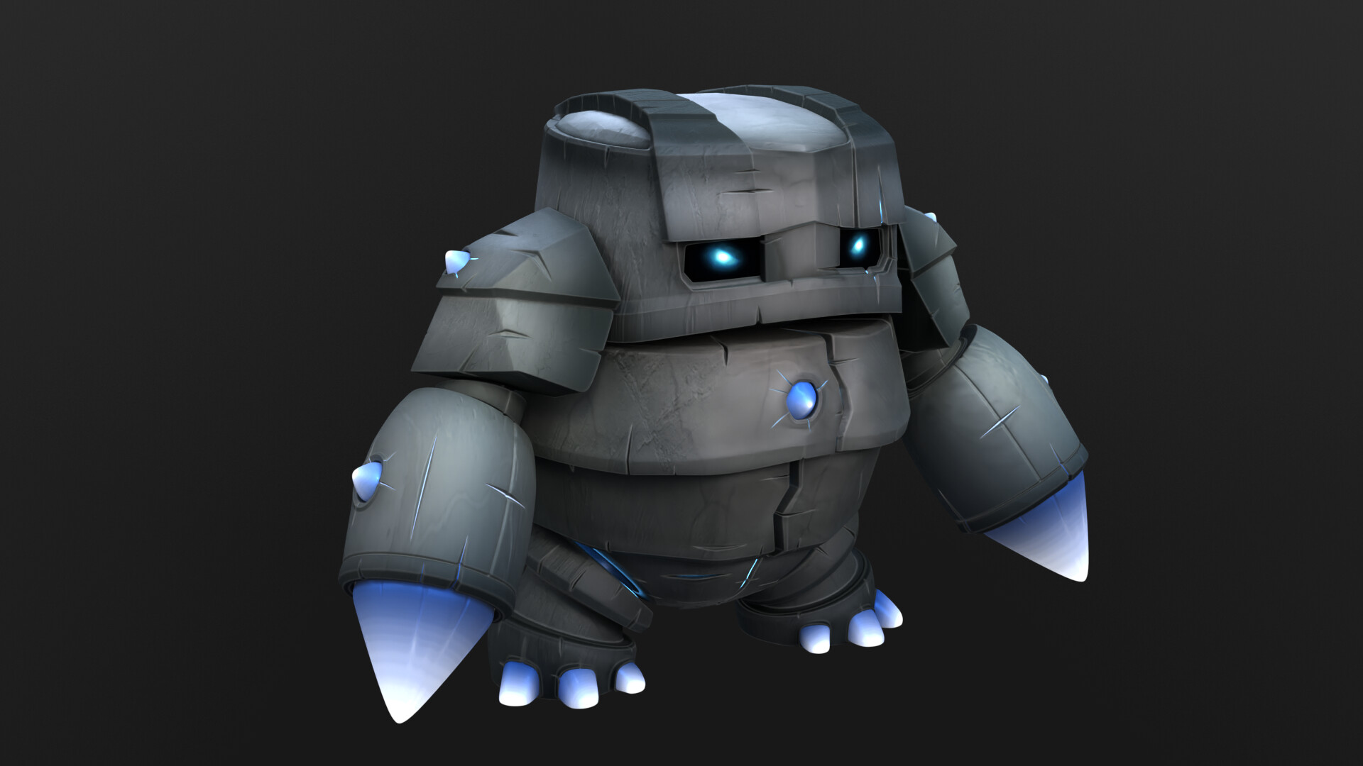 ArtStation - Mini_Golem: stylized character