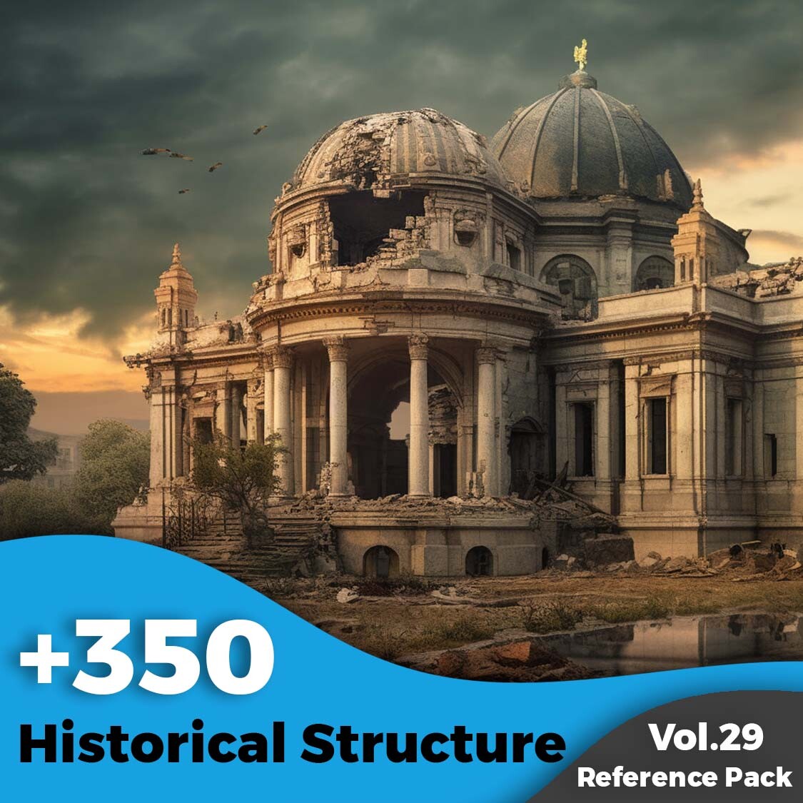 ArtStation - +350 Historical Structure Reference Images (4k)