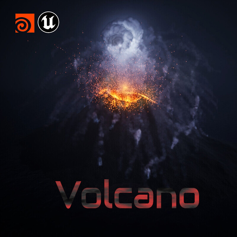 ArtStation - Volcanic Island (Unreal Engine 5 and Houdini)
