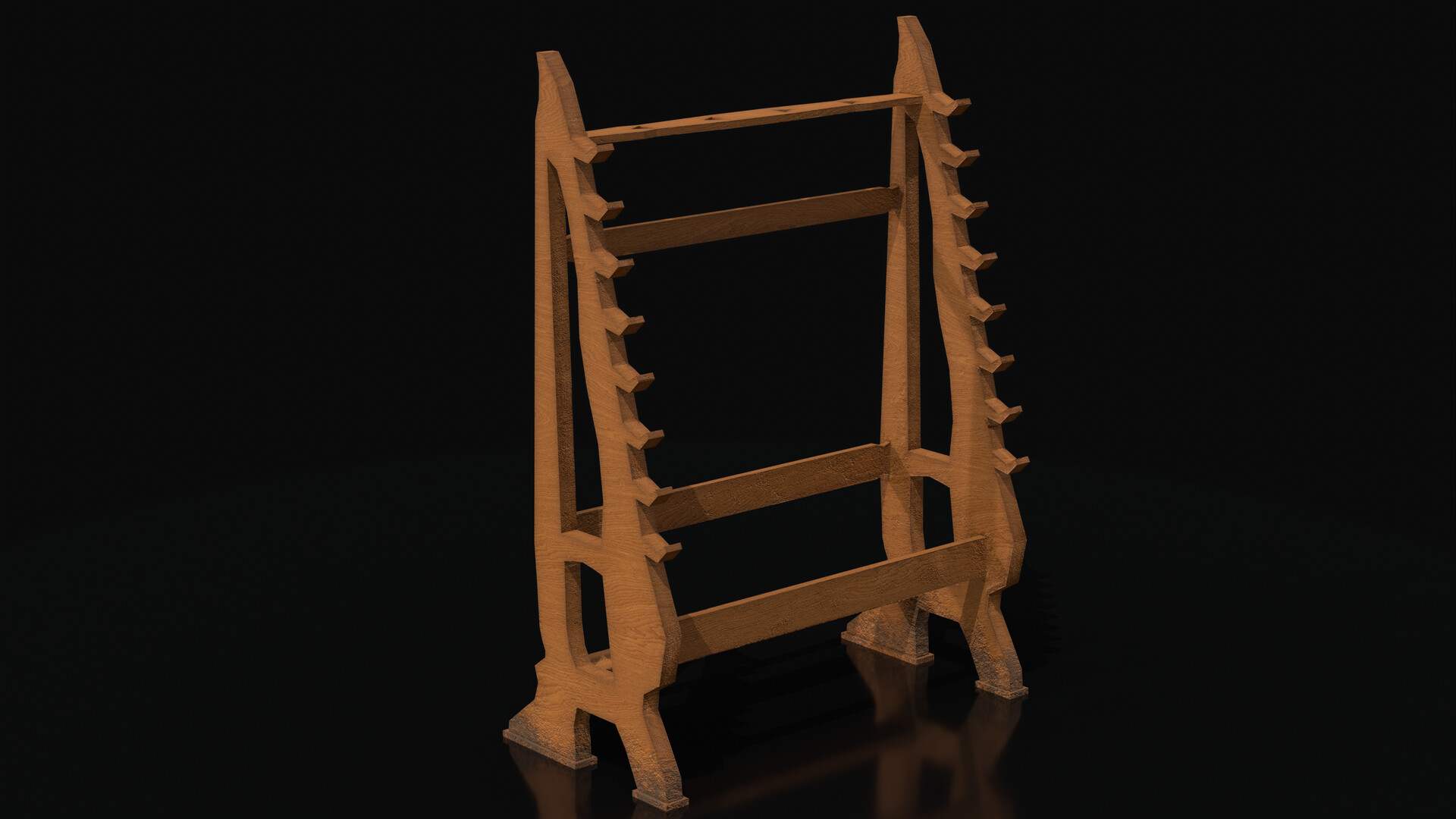 ArtStation - Japanese Weapon Rack