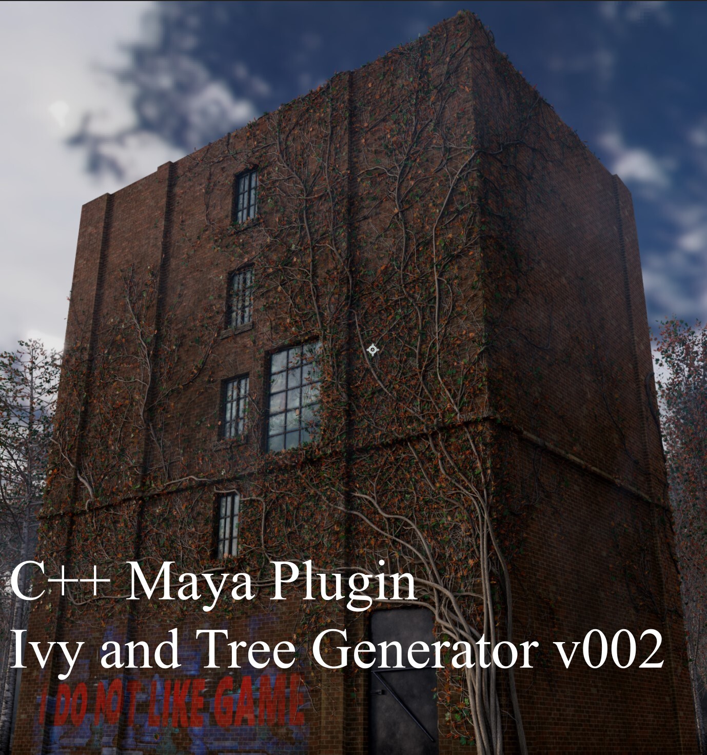 ArtStation - Maya Ivy and Tree Generator Plugin.