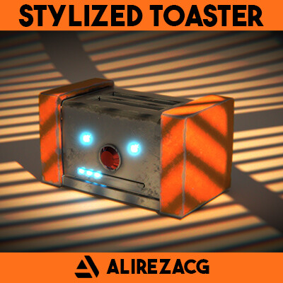 ArtStation - Stylized Toaster
