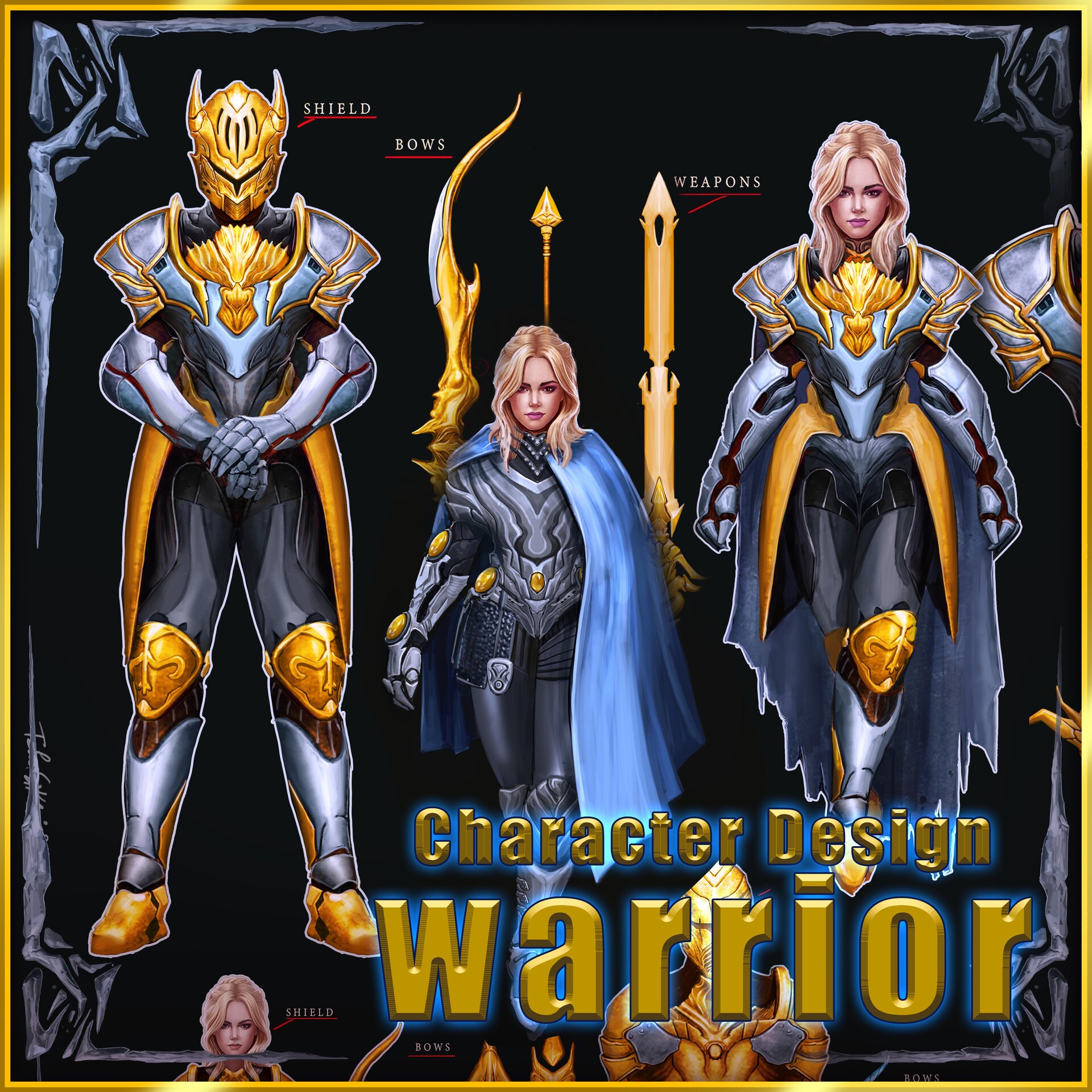 ArtStation - the Warrior