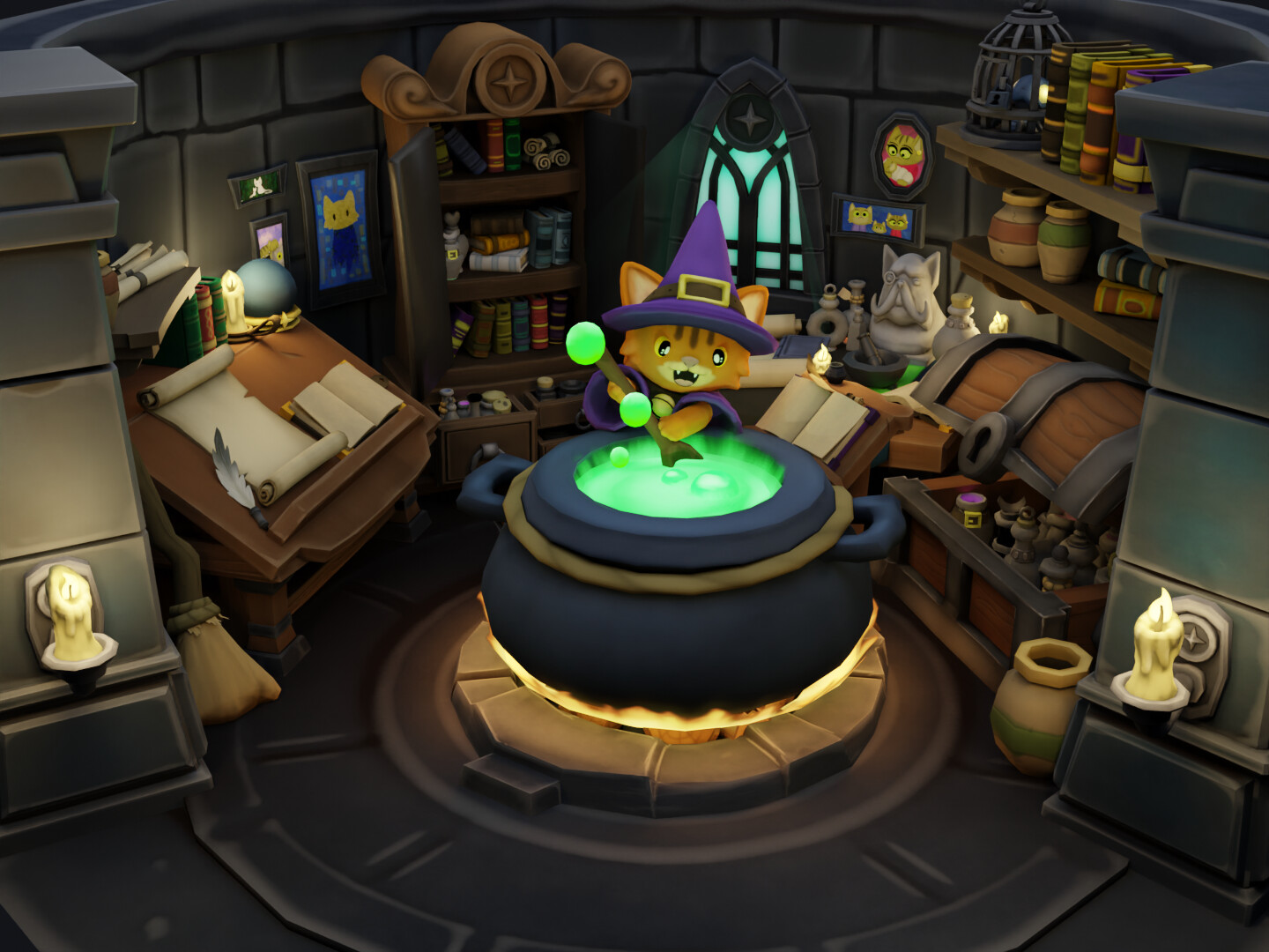 ArtStation - Cat Wizard