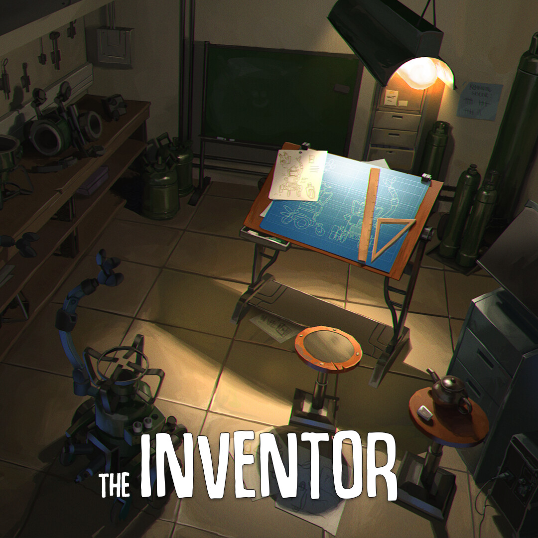 ArtStation - Inventor room : Environment Design
