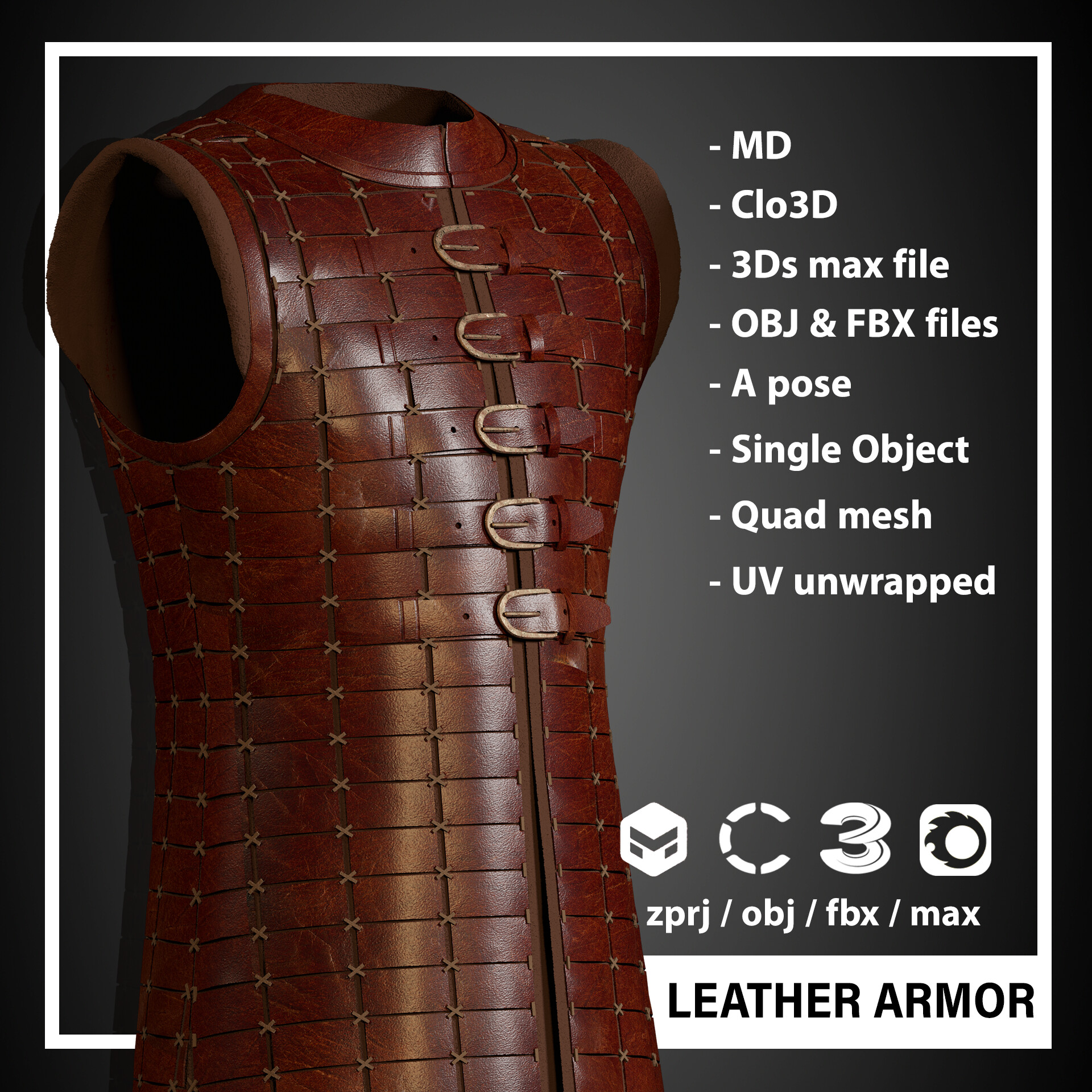 ArtStation - LEATHER ARMOR