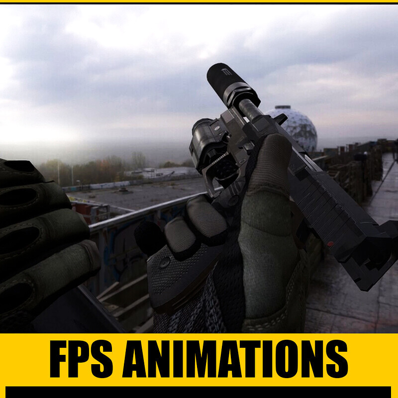ArtStation - Pistol || FPS Animations