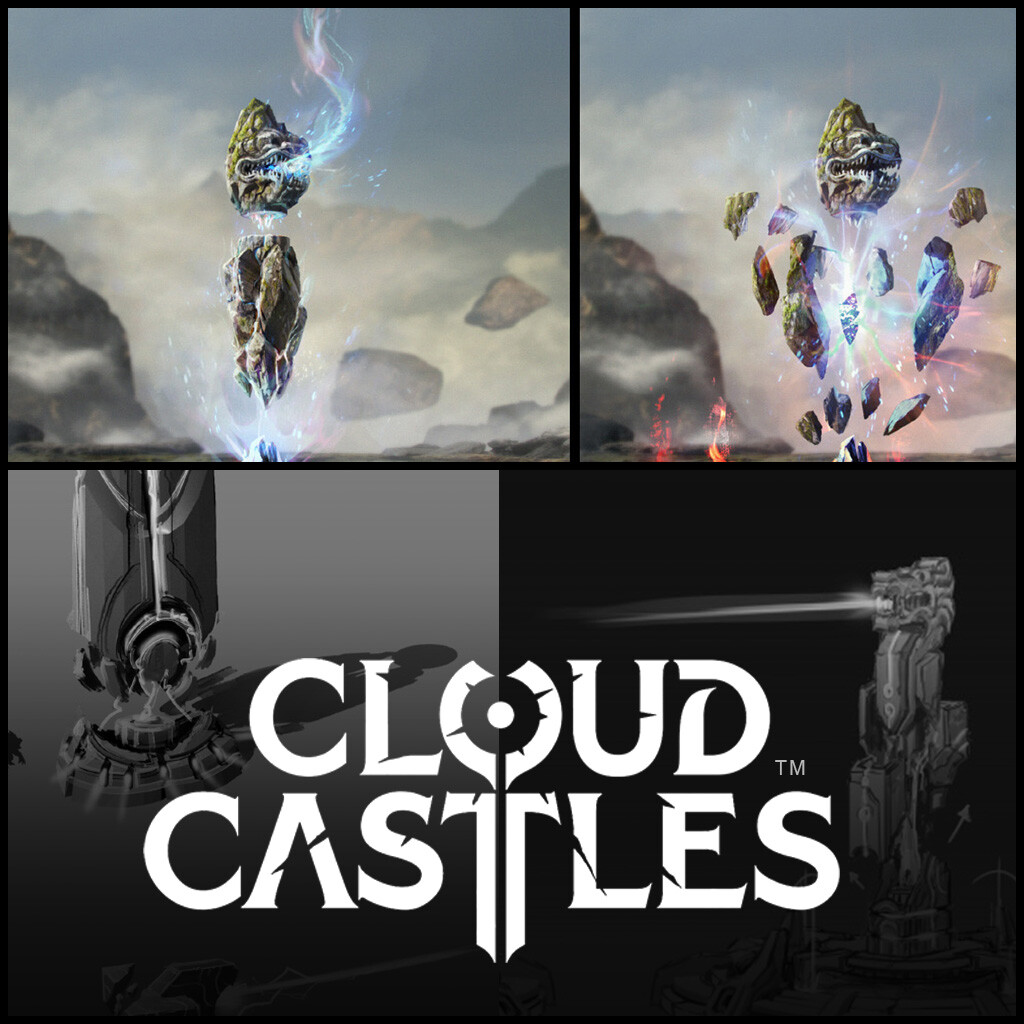 ArtStation - Cloud Castles Shrine Concepts