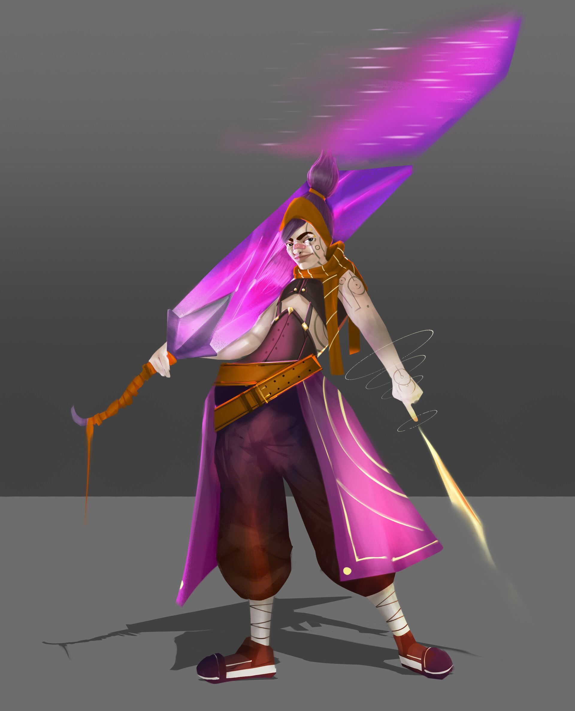 ArtStation - Magic swordsman