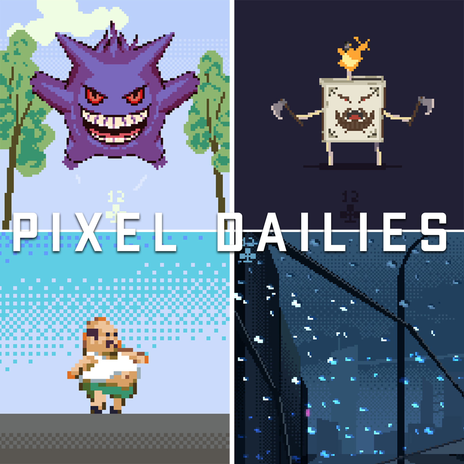 ArtStation - Pack of pixel dailies