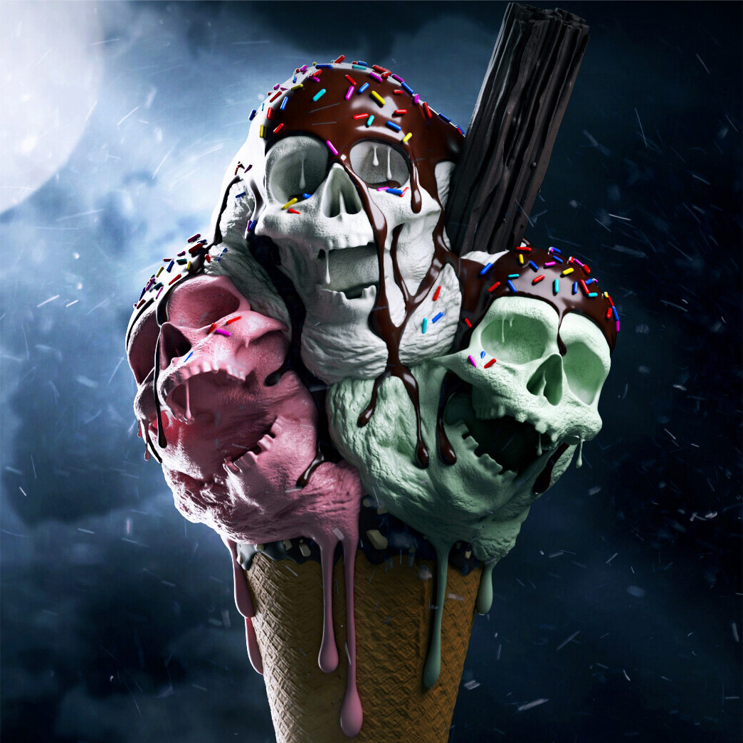 ArtStation - Ice Scream: ZBrush Speed Sculpt