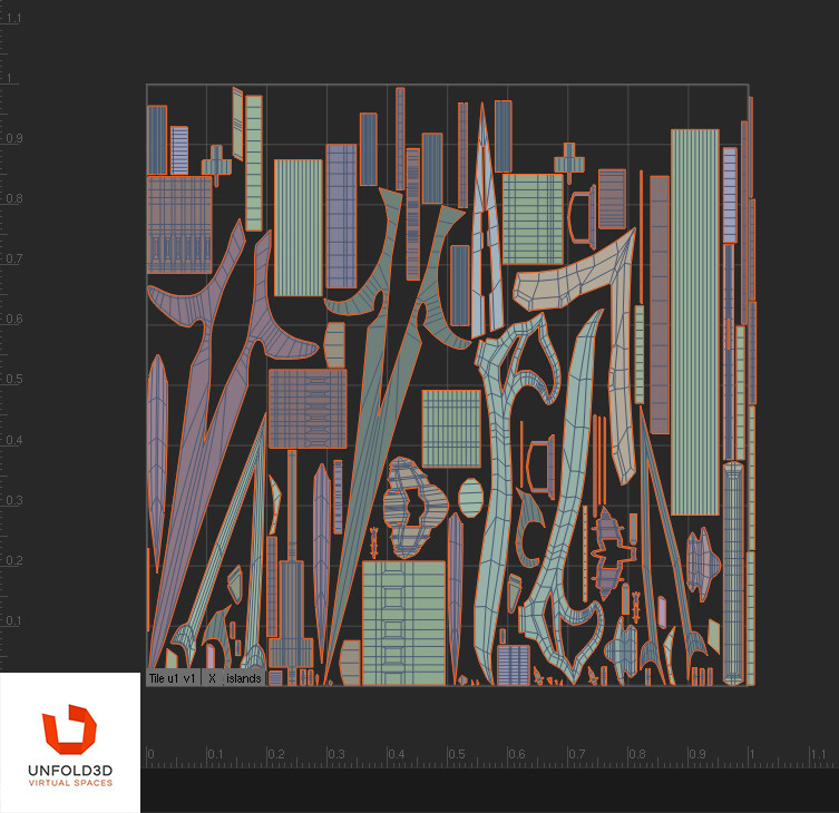 ArtStation - UV Mapping {FFXV Wivern Lance}