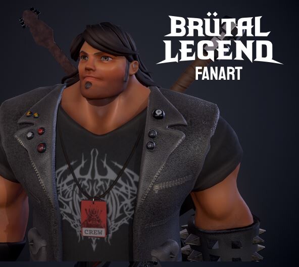 Lauren Jægerlund-Knightley - Brütal Legend Eddie Riggs Fan Art