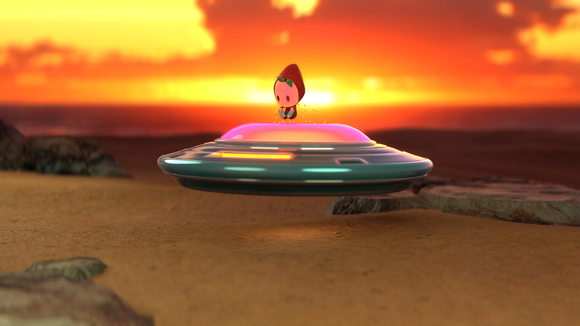 ArtStation - UFO Landing