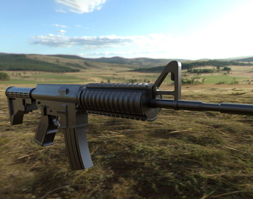 ArtStation - M4 Rifle